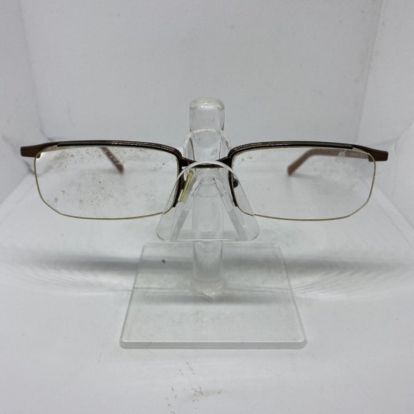 Prada Accessories Authentic Prada Vpr 56g 8aeo1 Designer Brown Eyeglasses Frames Metal